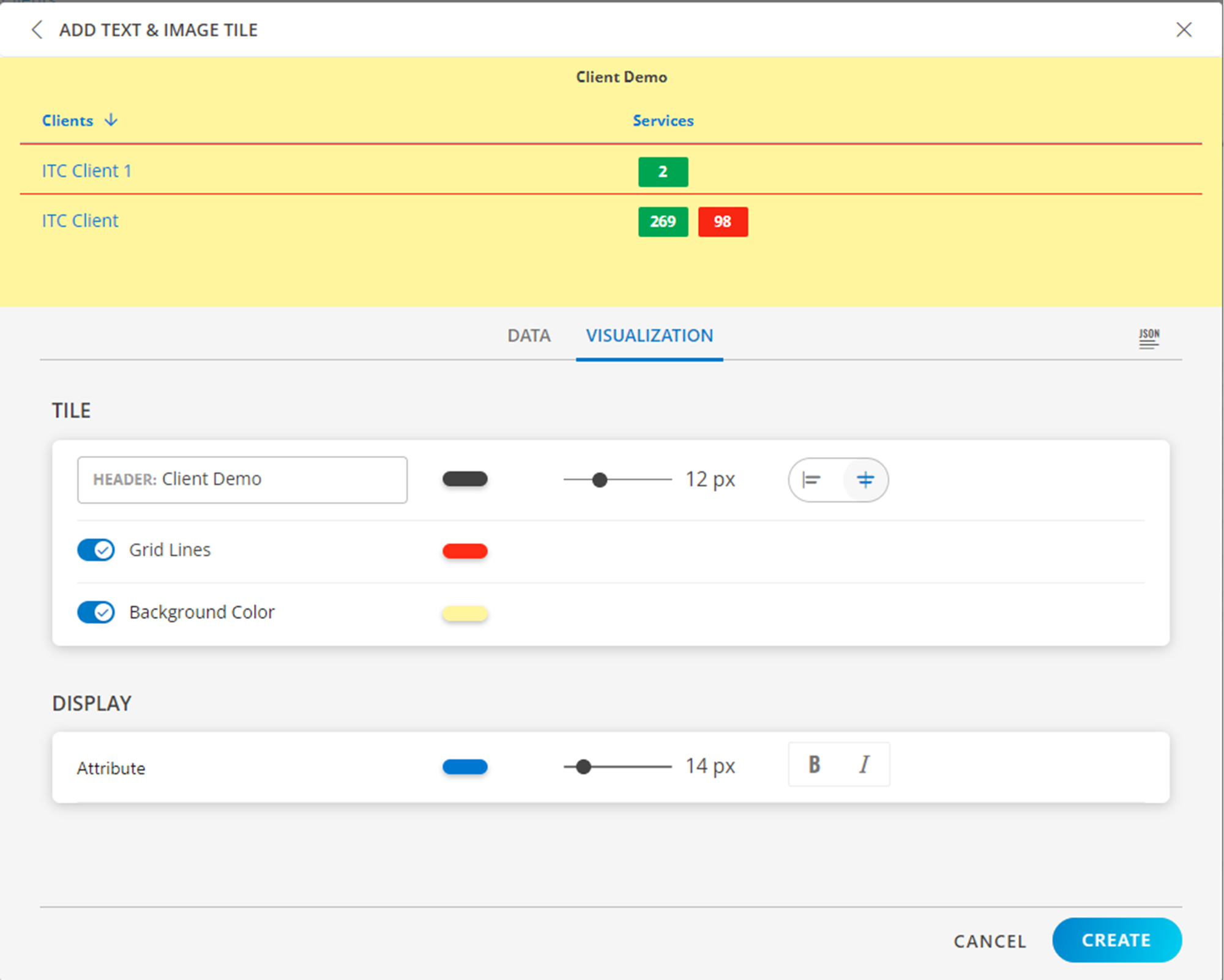 Service Tile | OpsRamp Documentation